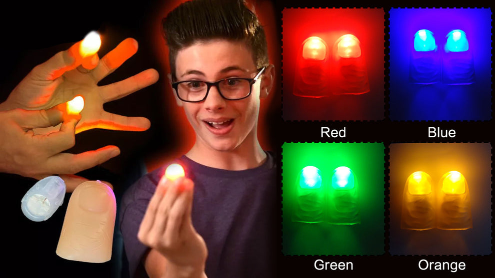Magic Thumbs Light Toys Props for Adult Magic Trick (2pcs/set)-Default ...