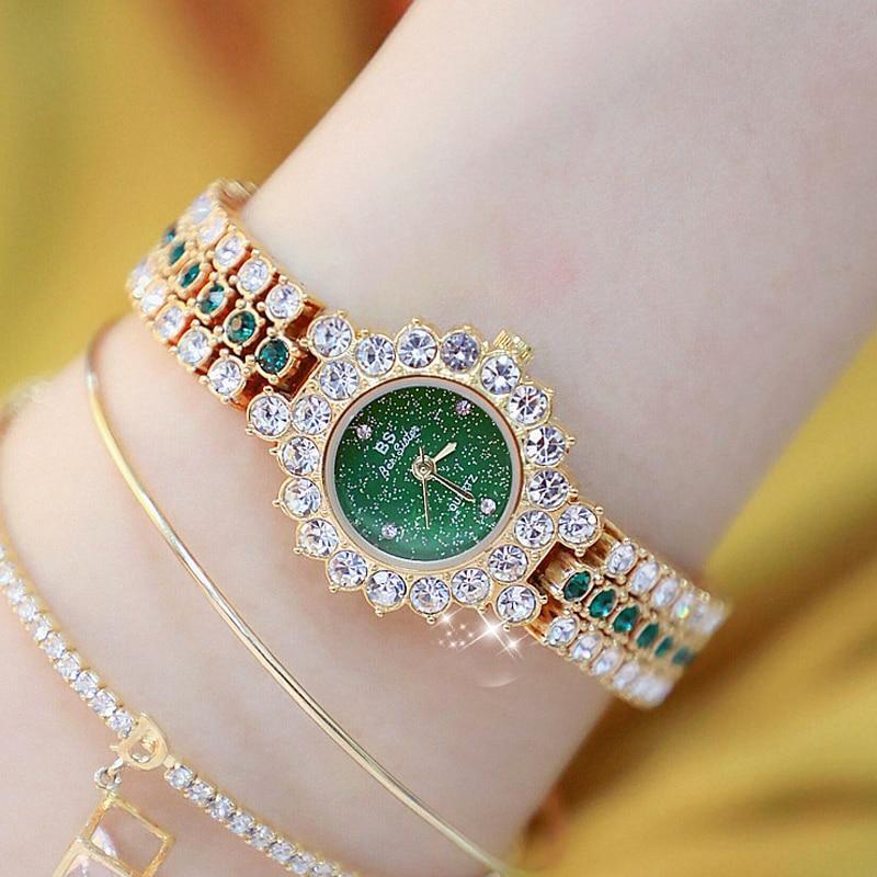 Bee Sister Famous Flower Crystal Diamond Ladies Watch – HUSEYA